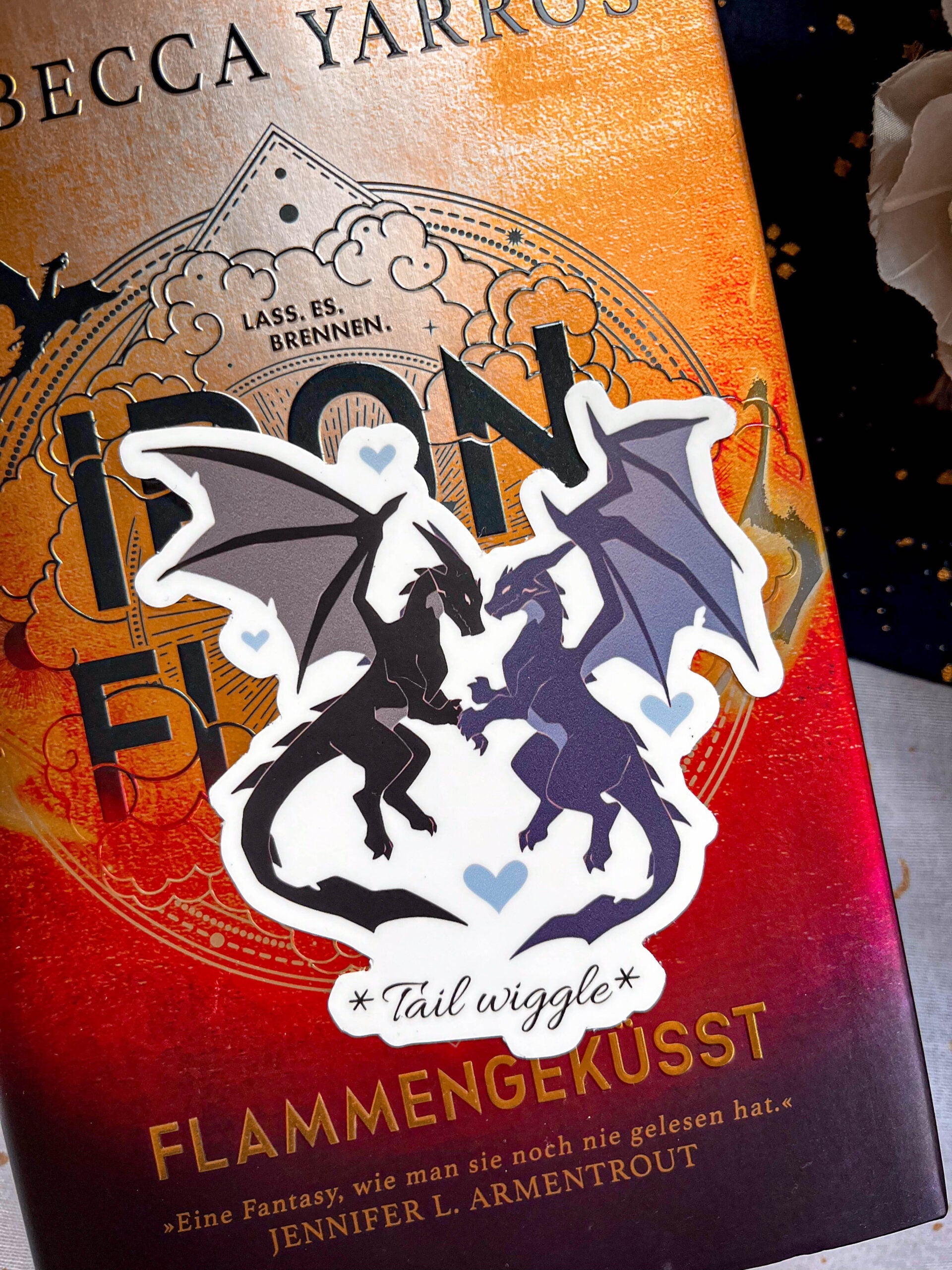 Tail Wiggle Sticker - Readers and Dreamers Shop